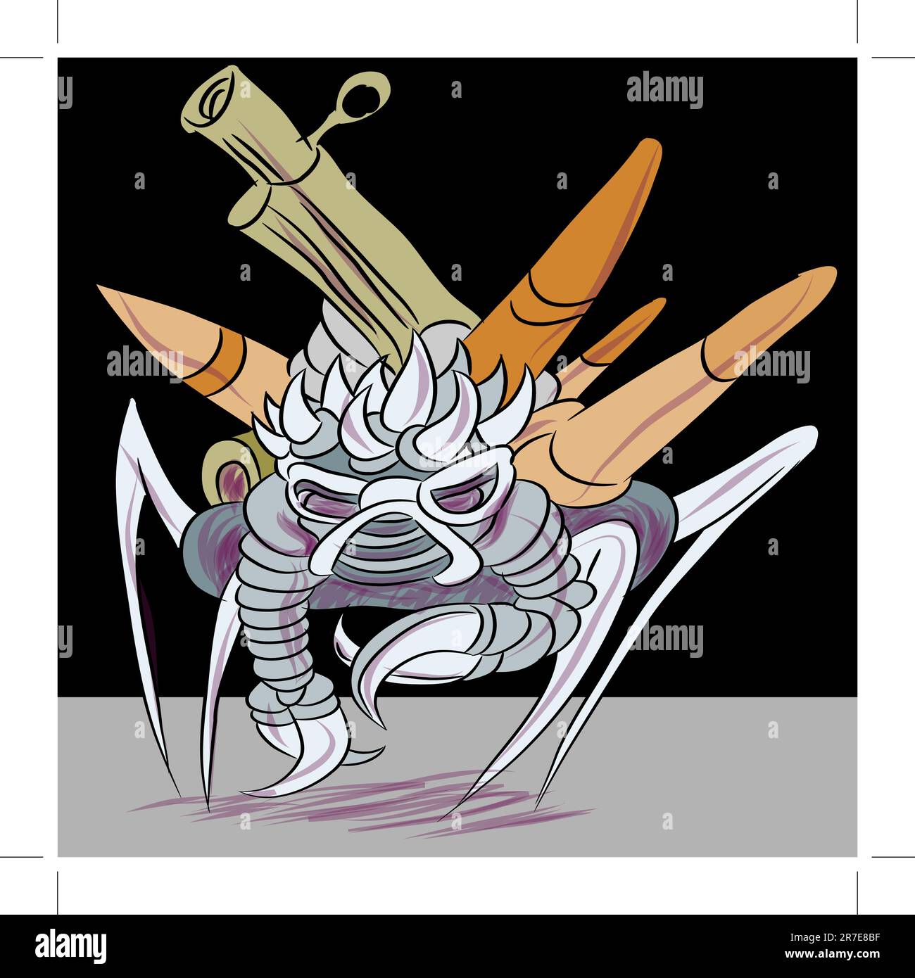 An image of a robot weapon cartoon character Stock Vector Image & Art ...