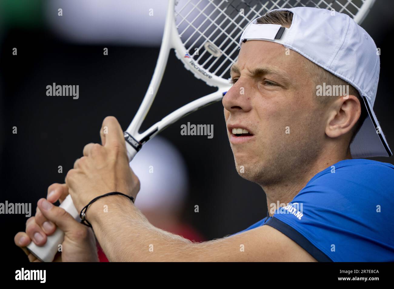 ROSMALEN - 15/06/2023, Tallon Grepe (NED) in action against Alexei ...