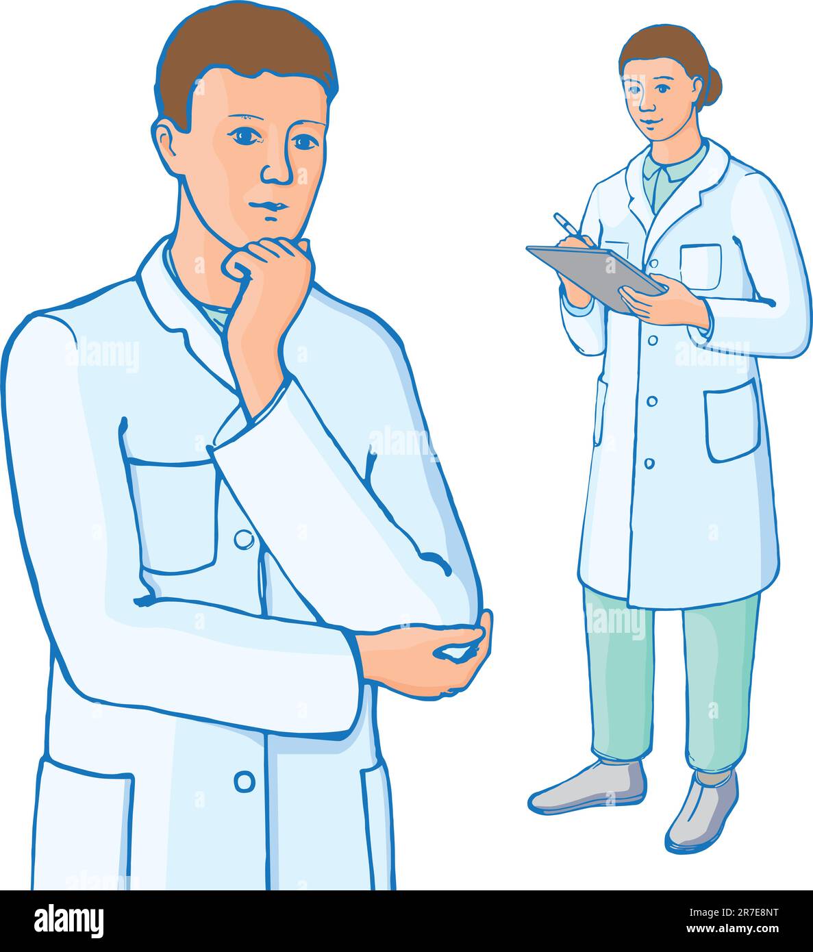 Doctors female Stock Vector Images - Alamy