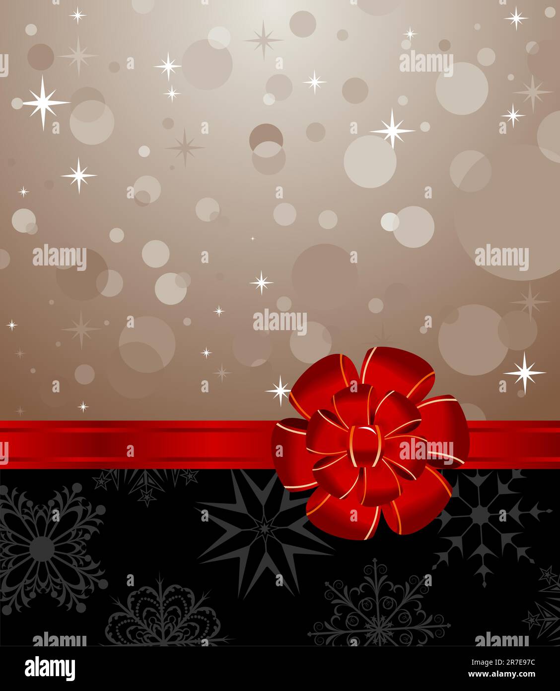 Illustration Christmas background with set balls for holiday design ...