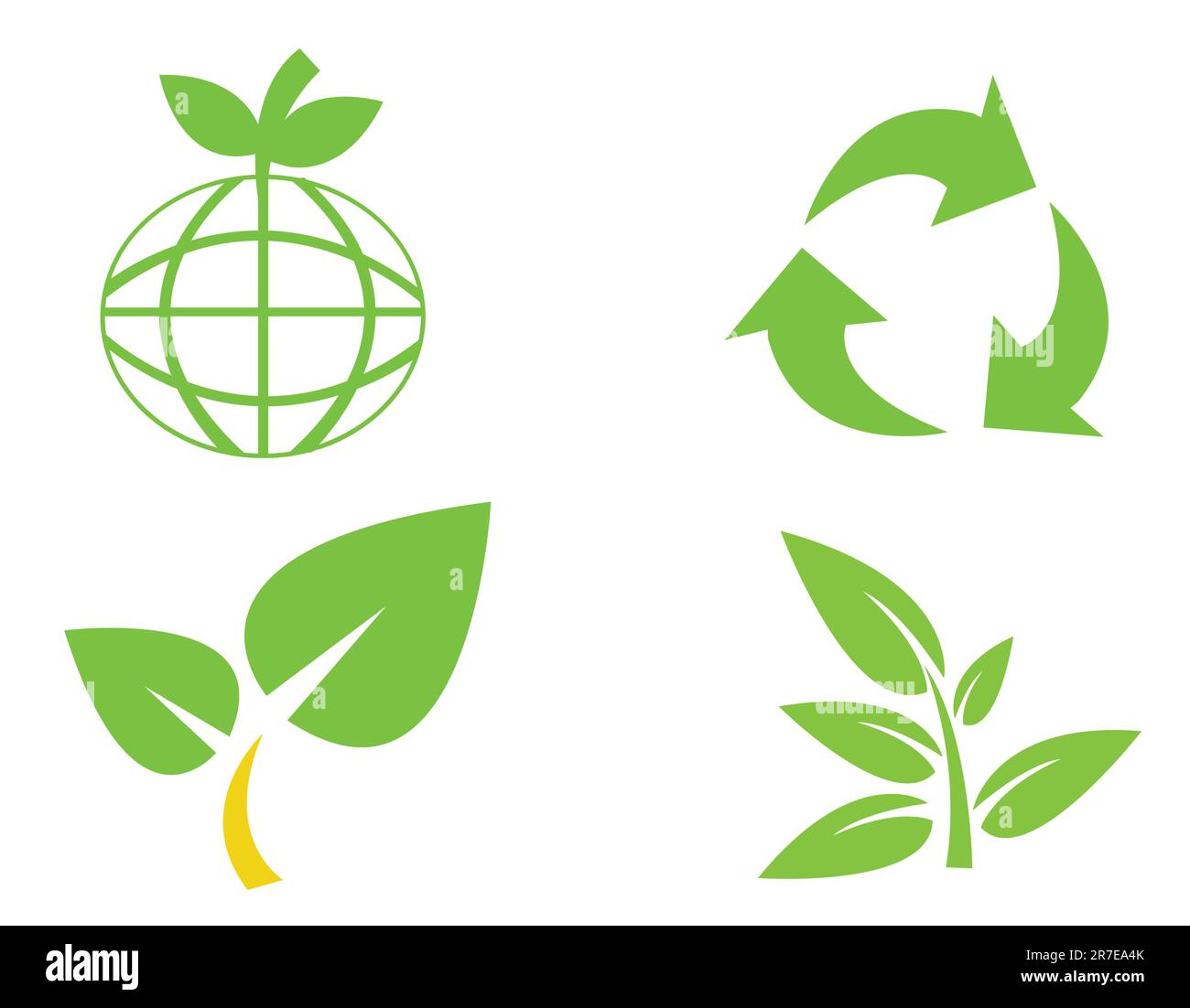 Environmental conservation symbols Stock Vector Image & Art - Alamy