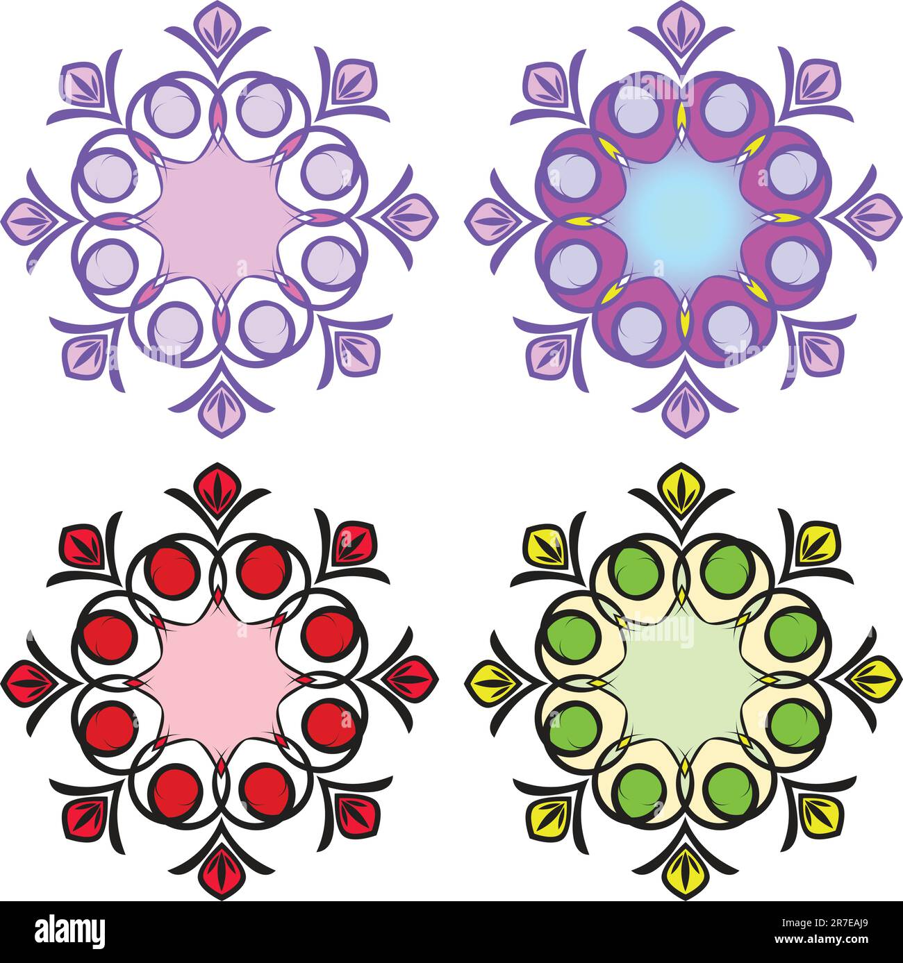 Different medallion Stock Vector Images - Alamy