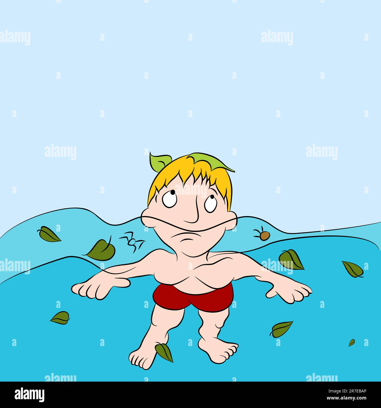 Pool clean Stock Vector Images - Alamy