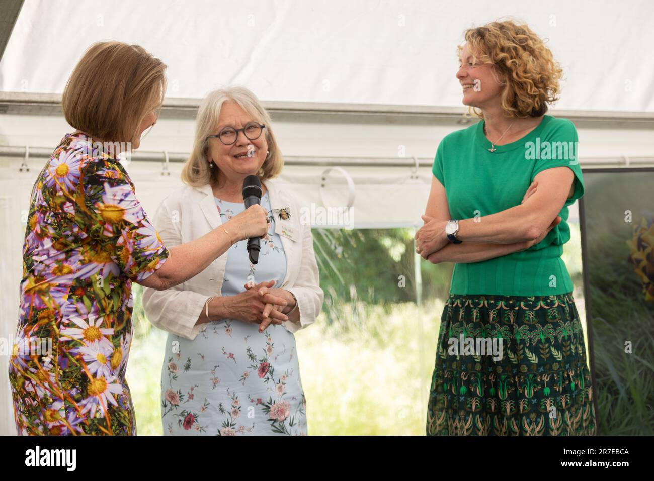 LONDON, UK: June 14, 2023, Martha Kearney & Kate Humble at an auction ...