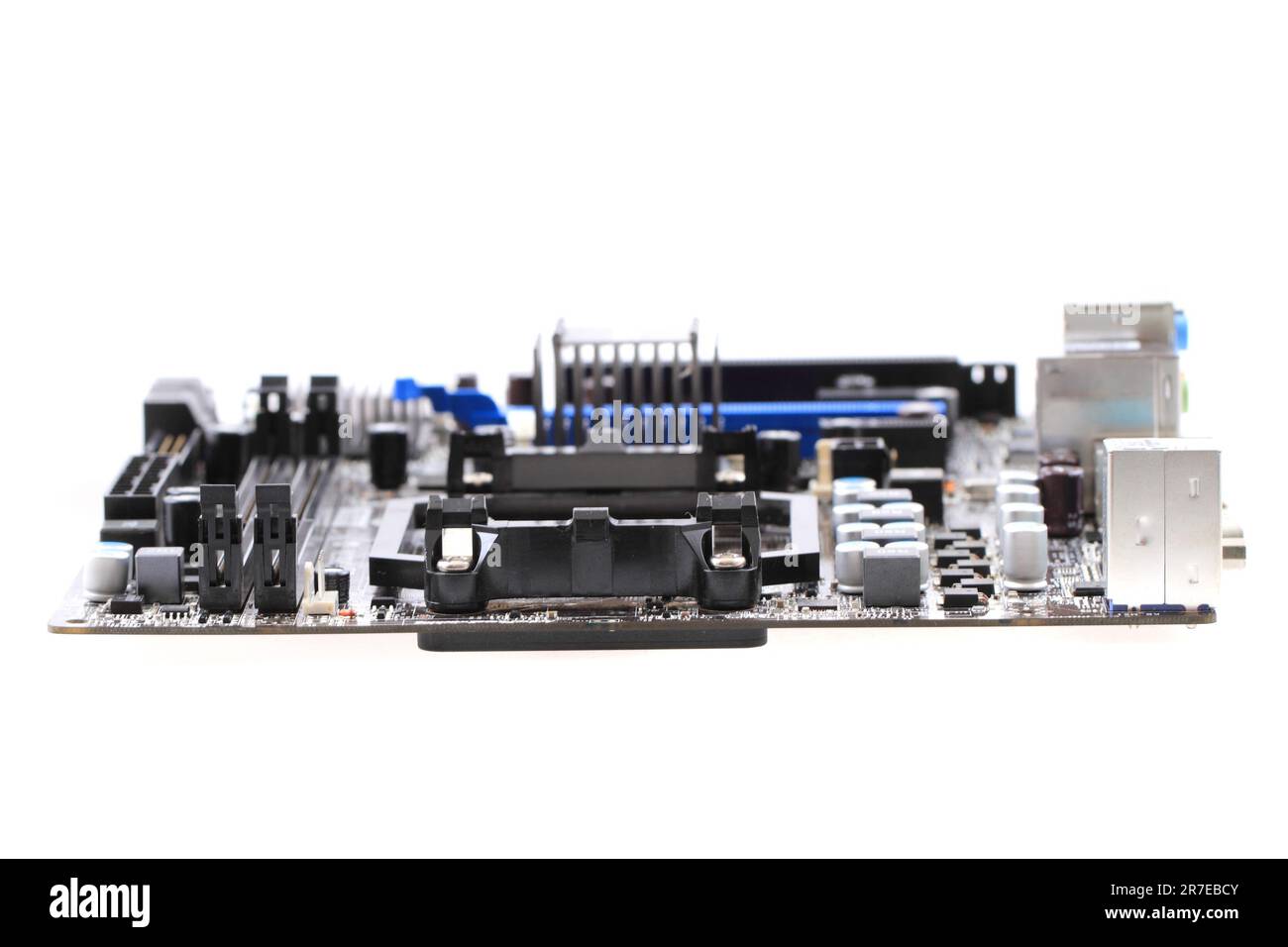Pc motherboard and components Cut Out Stock Images & Pictures - Alamy