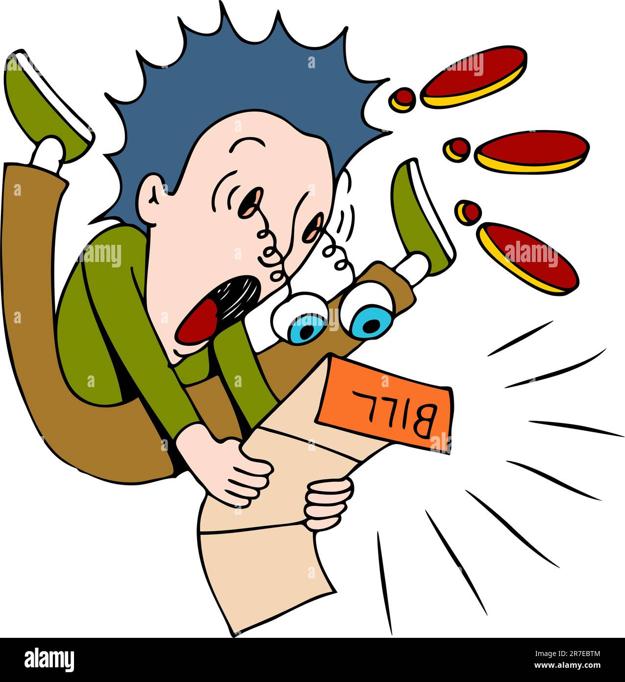 Shocked human Stock Vector Images - Alamy