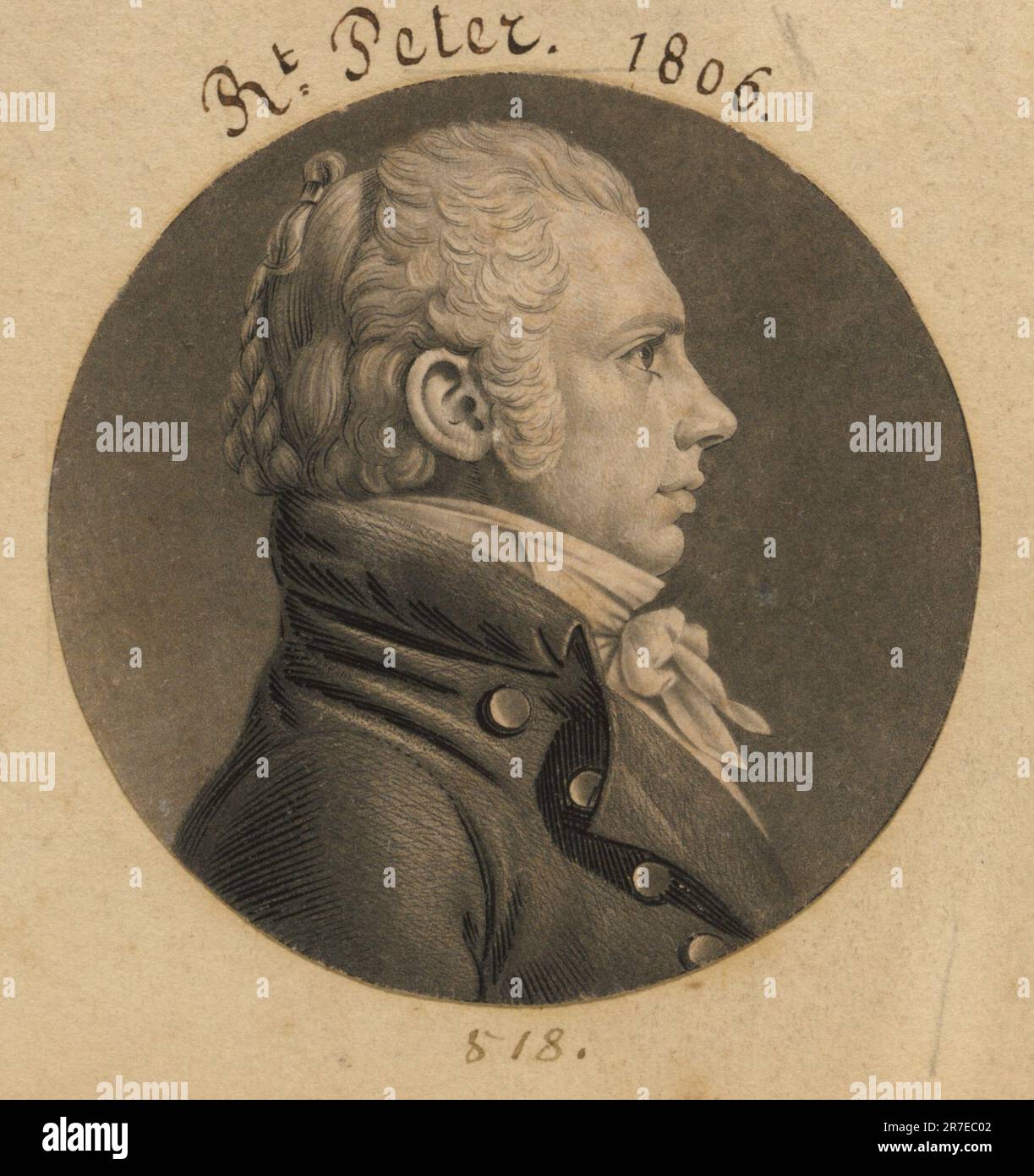 Robert Peter, Jr. 1806 Stock Photo - Alamy