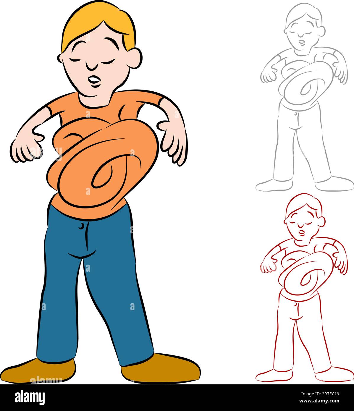 Stomach Growling Clipart