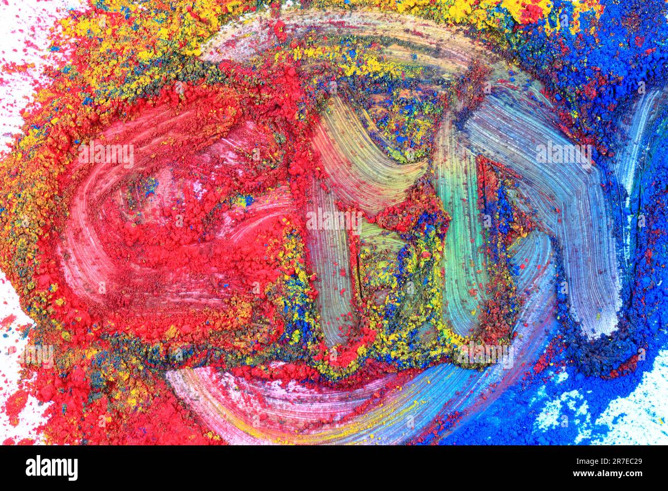 cmyk toner powder (cyan, magenta, yellow, black) as nice color ...