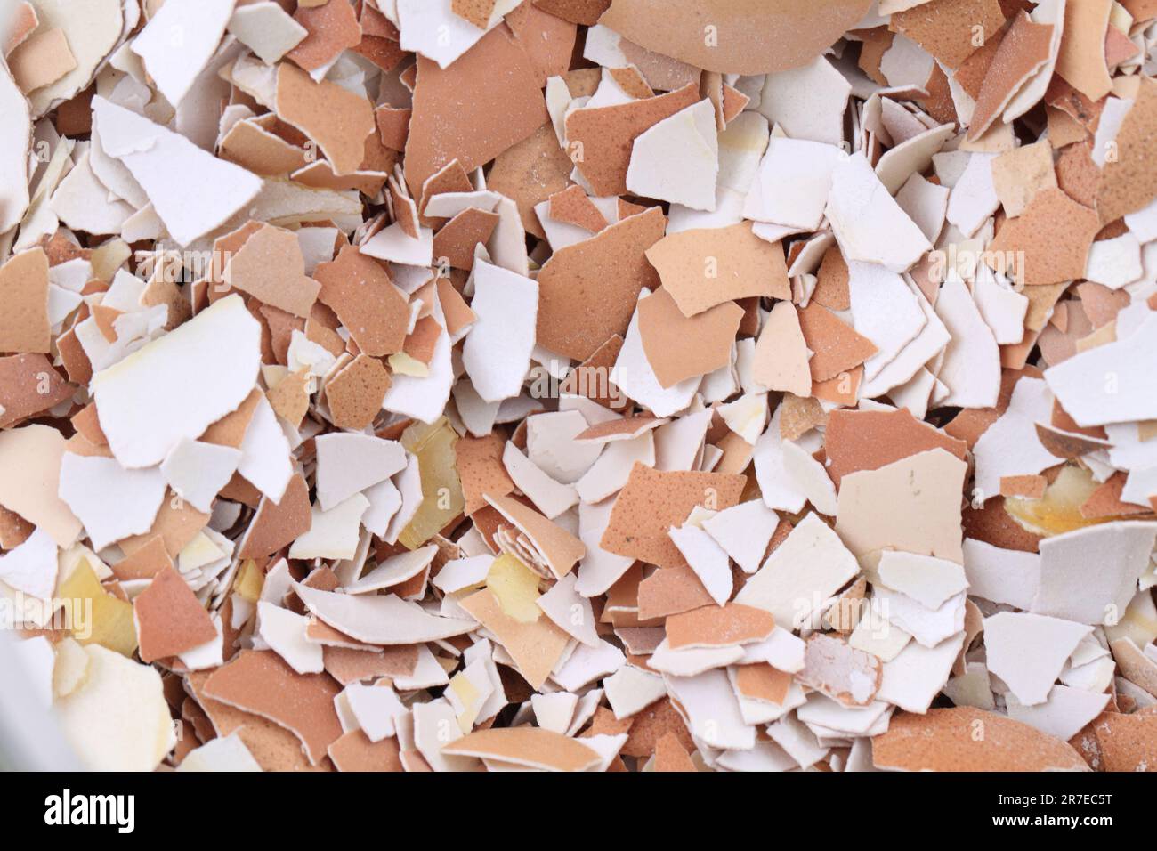 crashed eggs shells texture - as bio calcium, food ingredient for farm ...