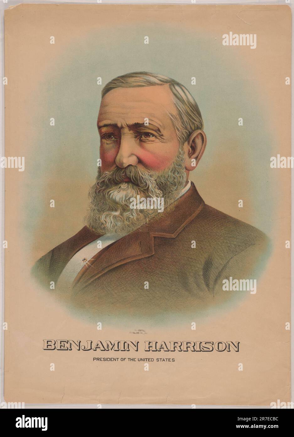 Benjamin Harrison c. 1890 Stock Photo - Alamy