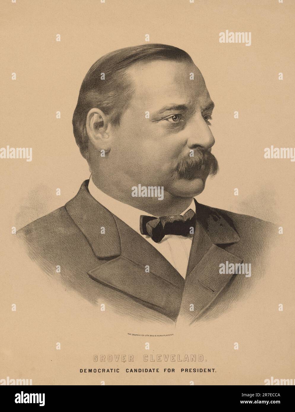 Grover Cleveland 1884 Stock Photo - Alamy