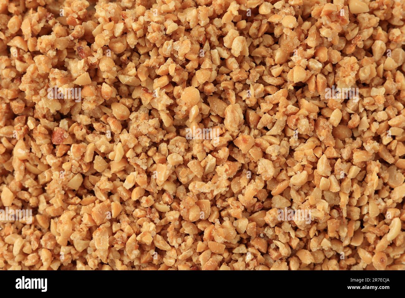 Caramelized Chopped Peanuts for Dessert Topping, Food Background Stock ...