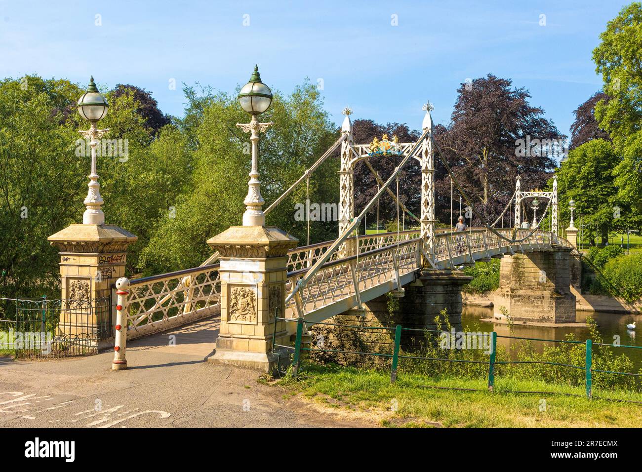 The Victoria Bridge in Hereford, Herefordshire Stock Photo - Alamy