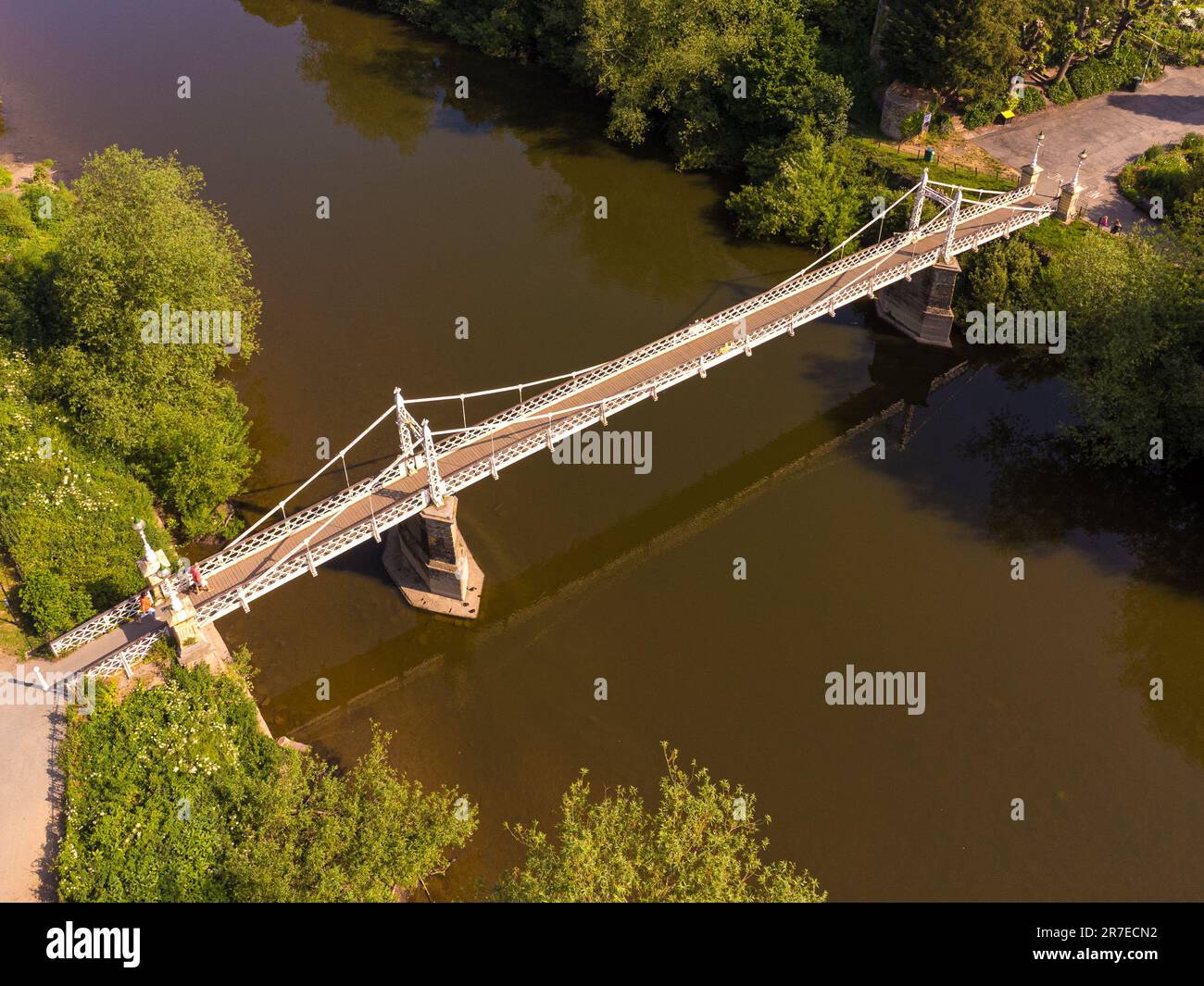 The Victoria Bridge in Hereford, Herefordshire Stock Photo - Alamy