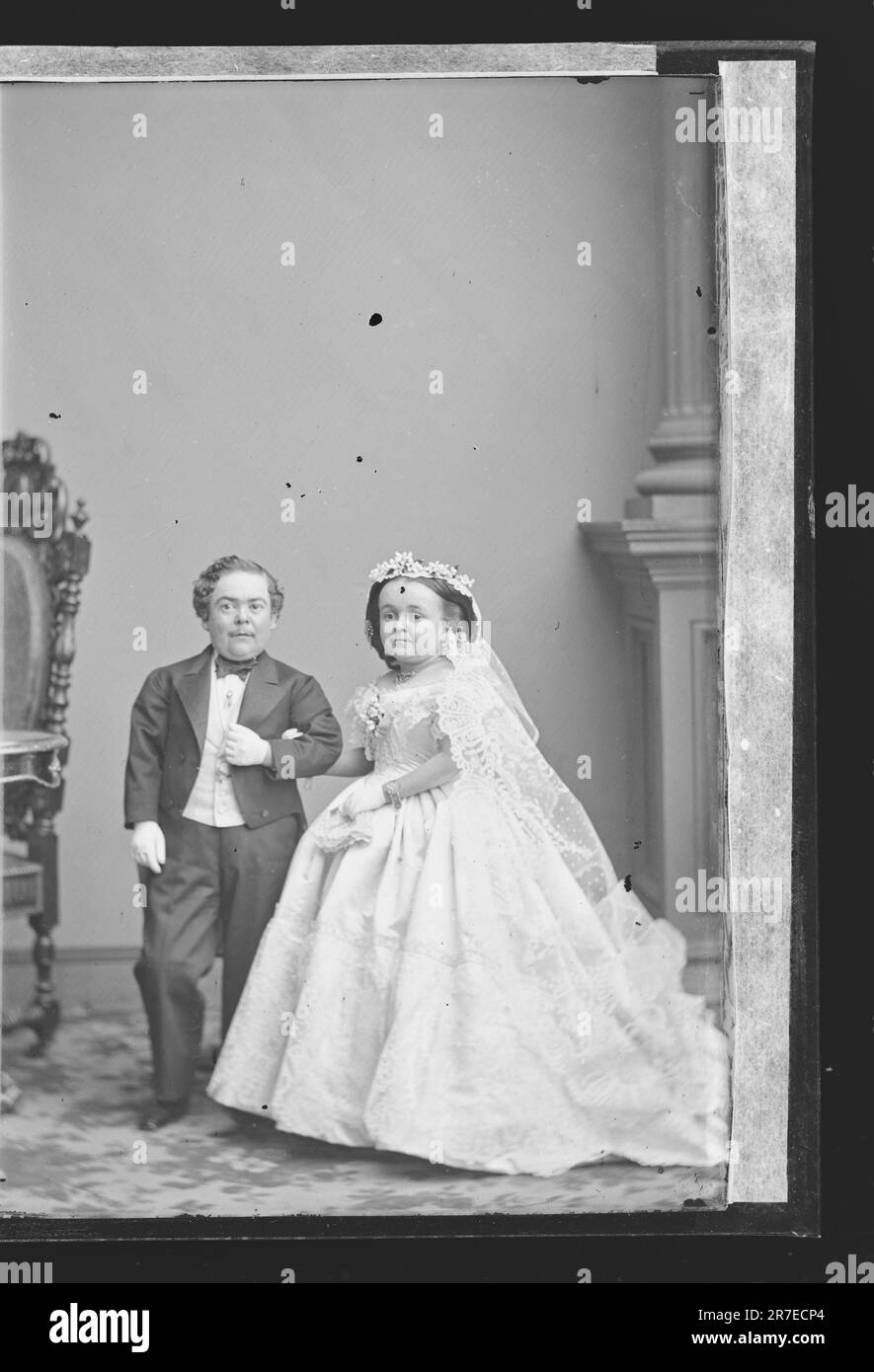 Charles and Lavinia Stratton c. 1860-1870 Stock Photo - Alamy