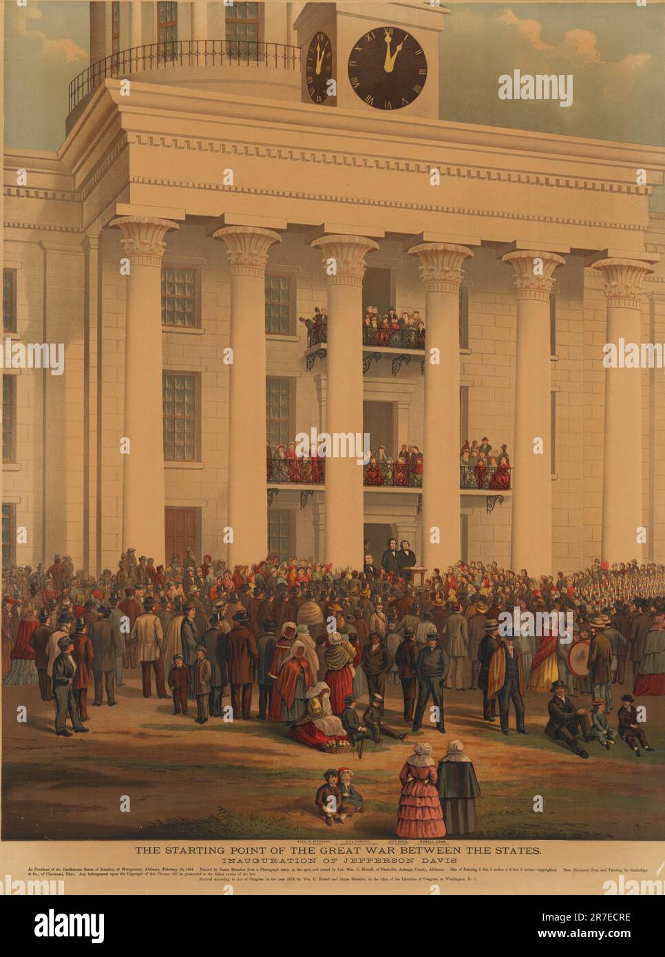 Inauguration of jefferson davis hi-res stock photography and images - Alamy