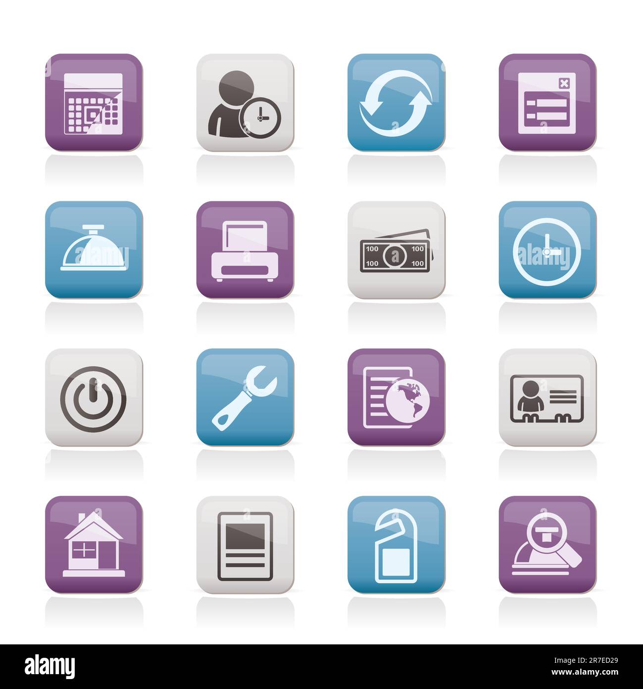 Hotel reservation Stock Vector Images - Alamy