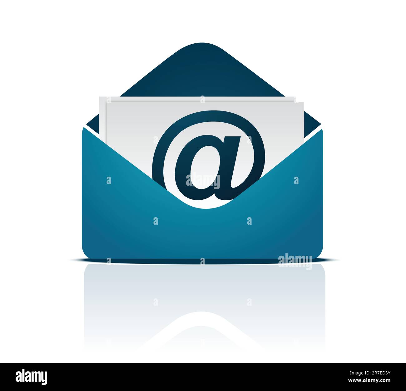 Envelope Email sign isolated on white. vector Stock Vector Image & Art ...