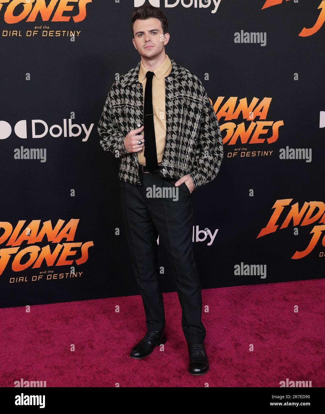 Los Angeles, USA. 14th June, 2023. Reed Horstmann arrives at the ...