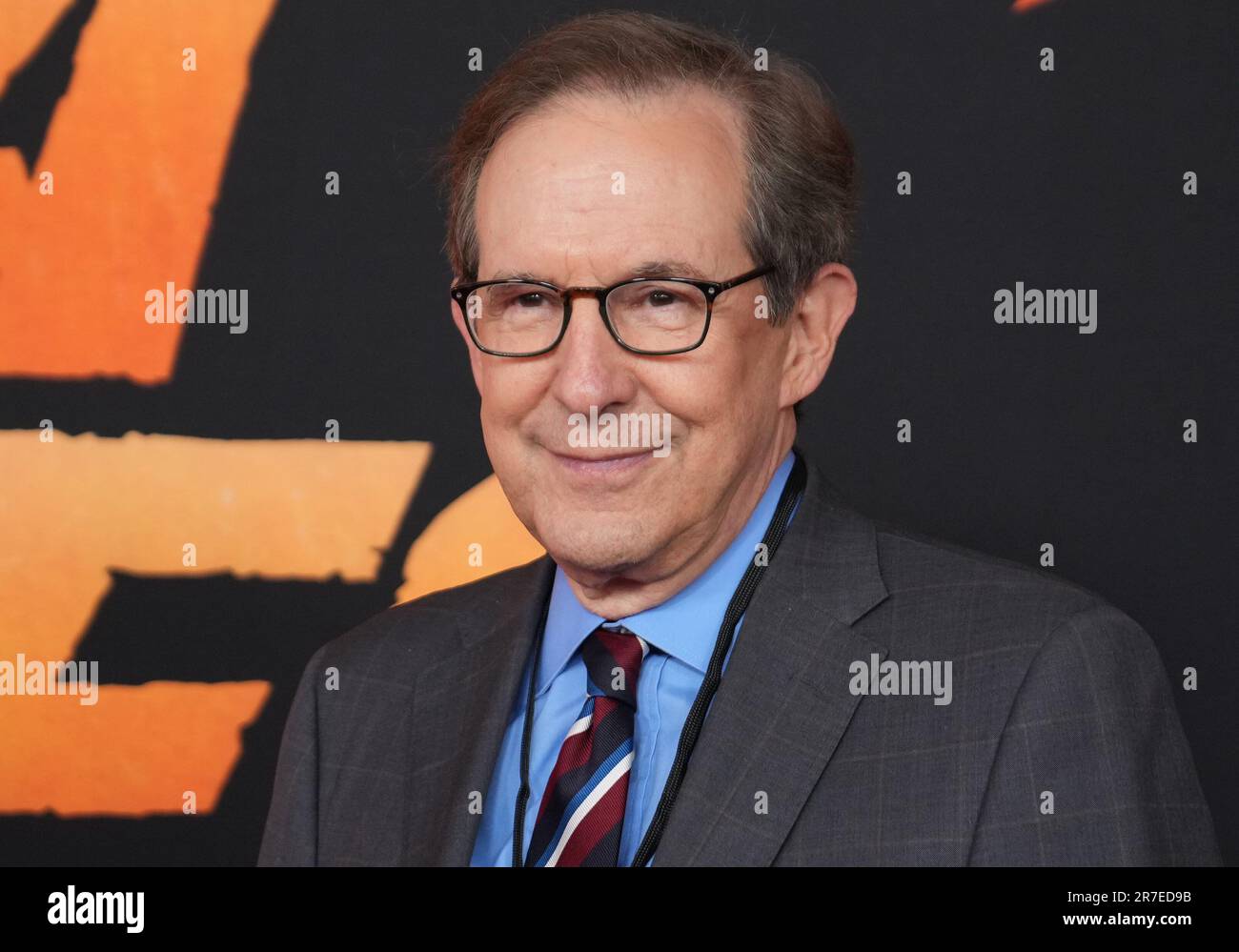 Los Angeles, USA. 14th June, 2023. Chris Wallace arrives at the ...