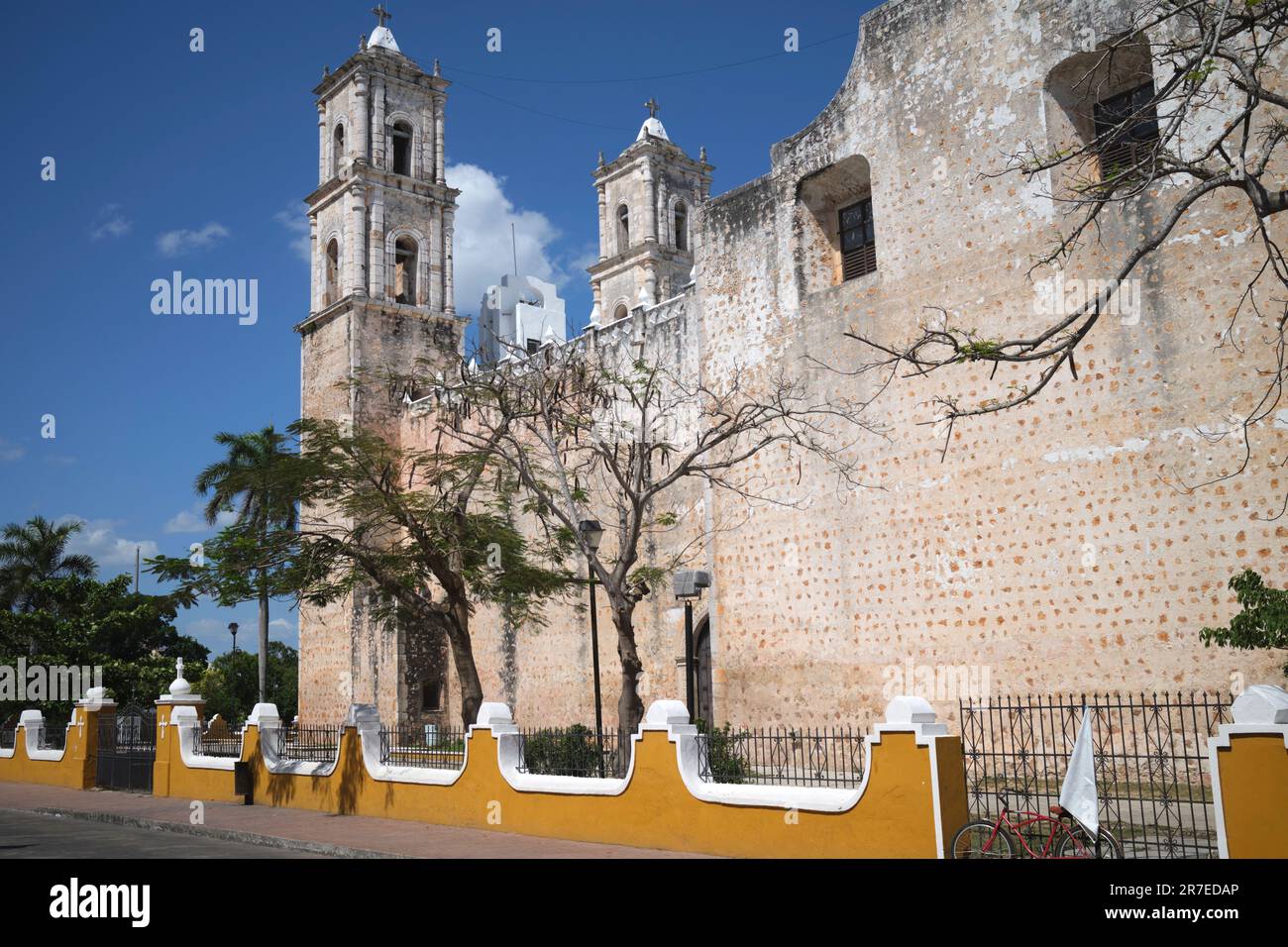 Catholic church of the Templo De San Servacio Valladolid Yucatan Mexico ...