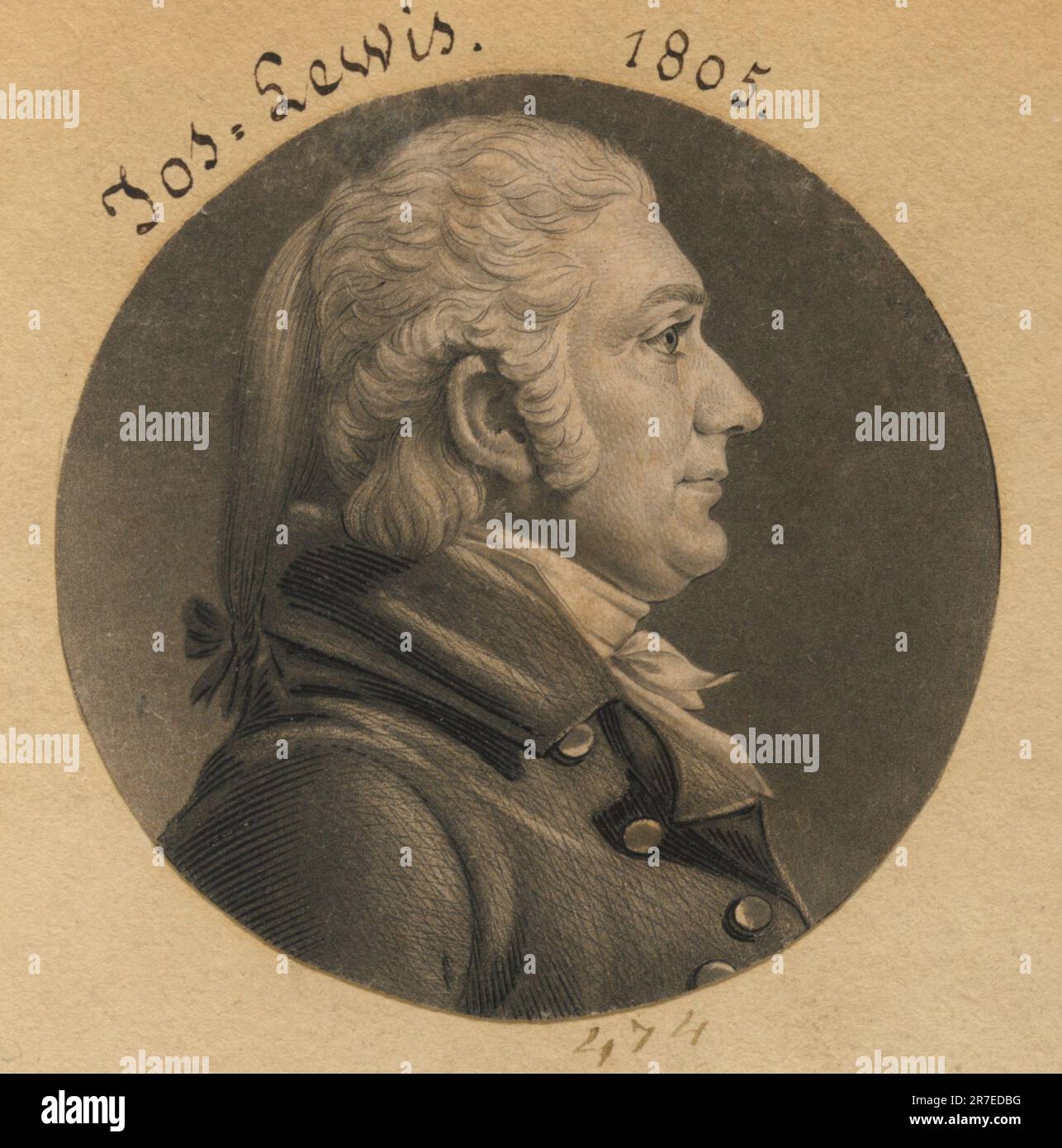 Joseph Lewis, Jr. 1805 Stock Photo - Alamy