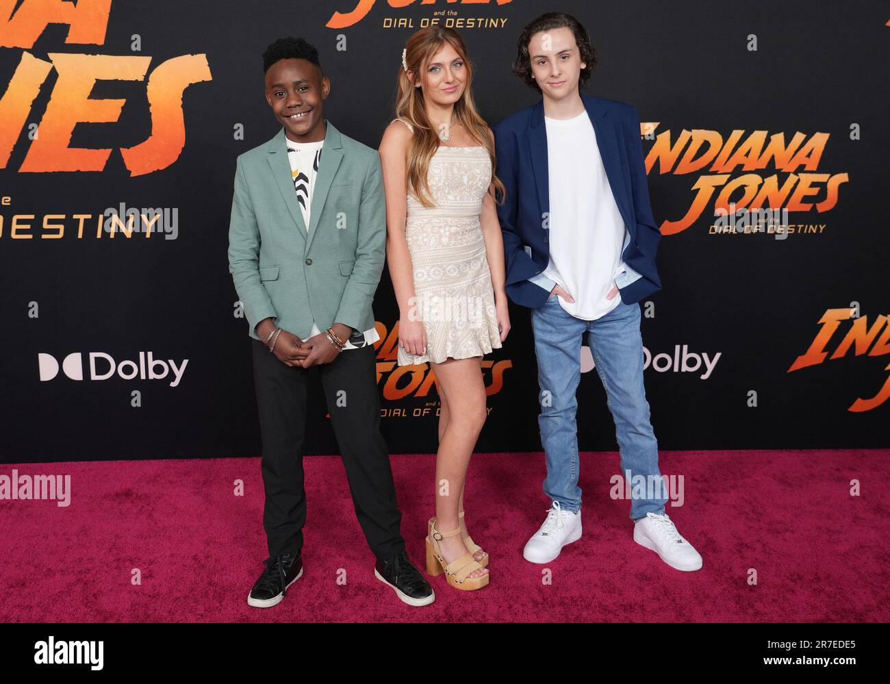 (L-R) Jamaal Avery, Emma Berman and Trey Murphy at the LucasFilms ...