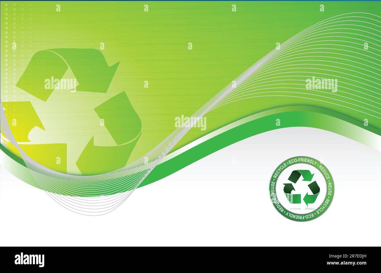 Green Environmental Recycling Business Background. vector Stock Vector ...