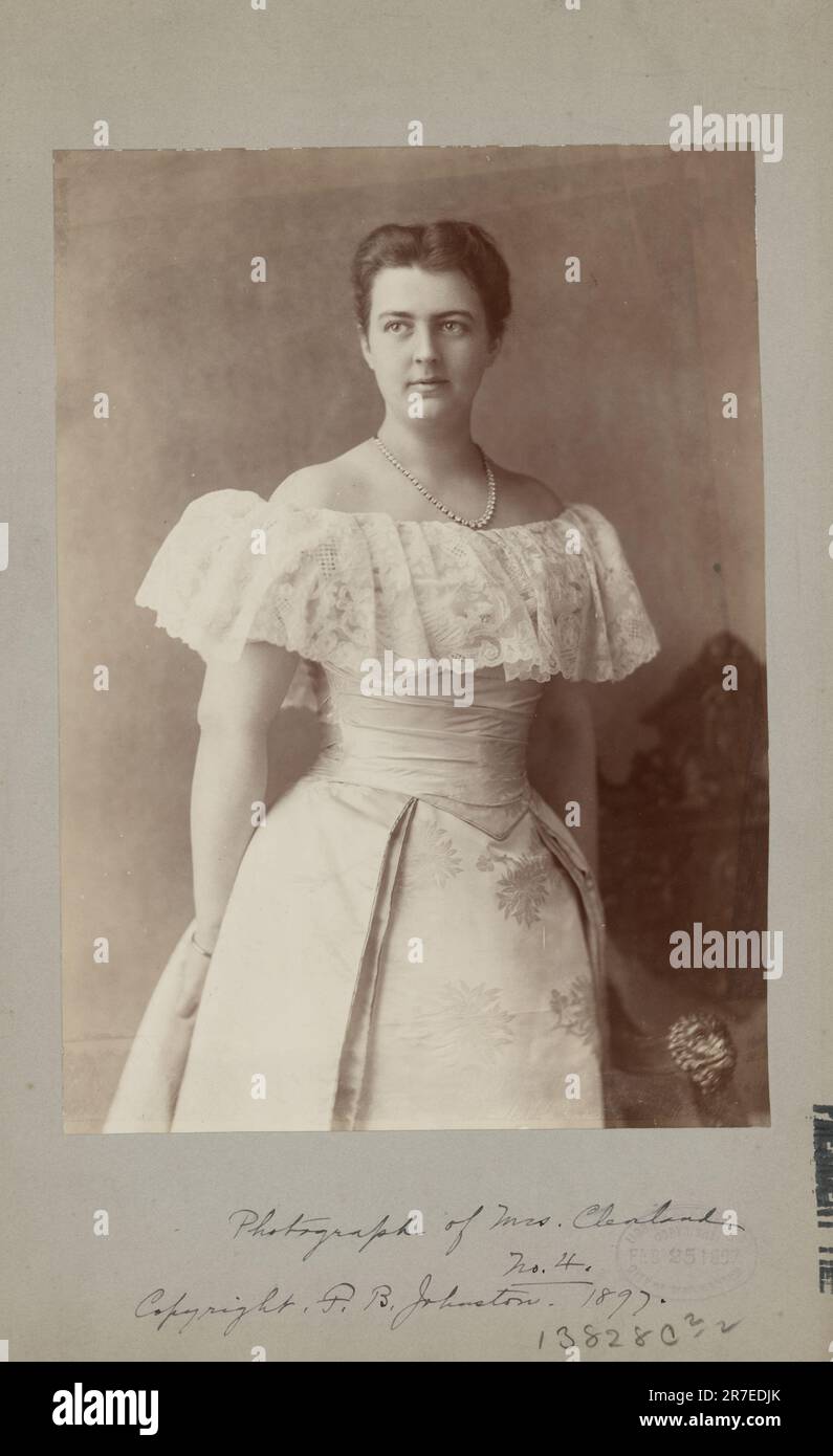 Frances Folsom Cleveland c. 1897 Stock Photo - Alamy
