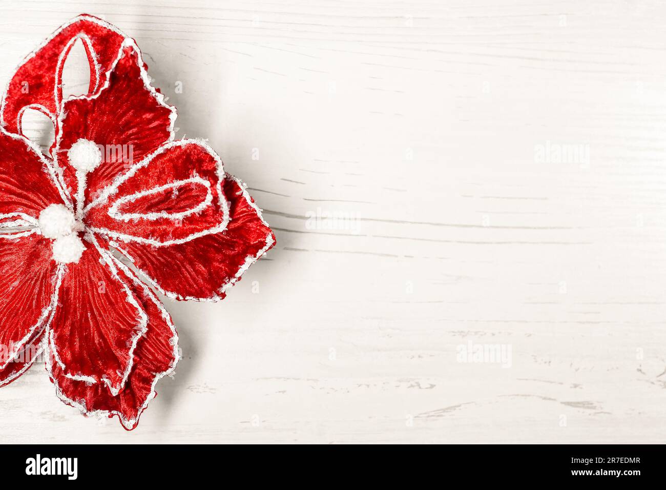 Mockup card with a flower for congratulations. Copyspace Stock Photo ...