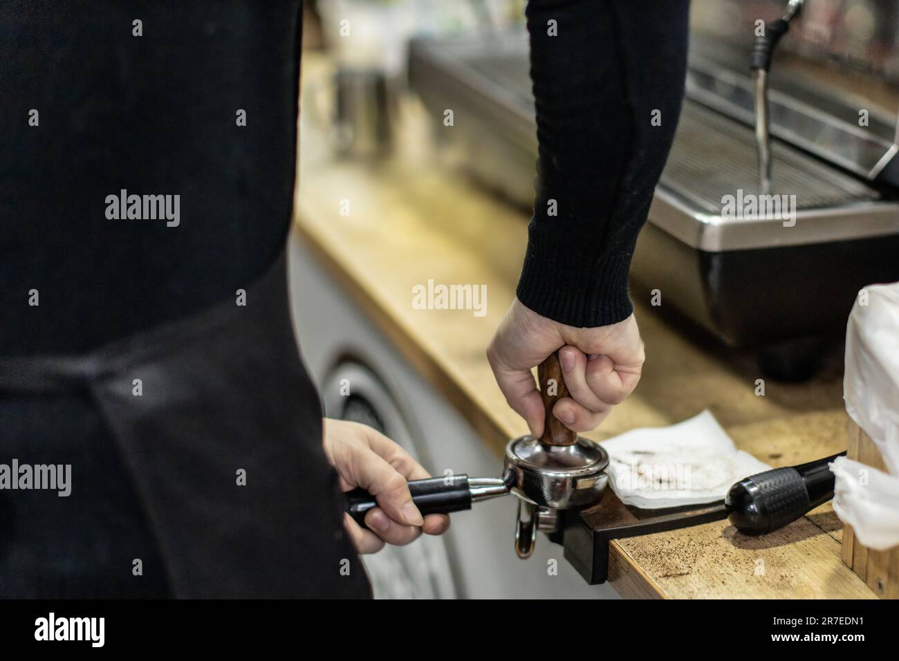 Work in a coffeeshop hi-res stock photography and images - Alamy
