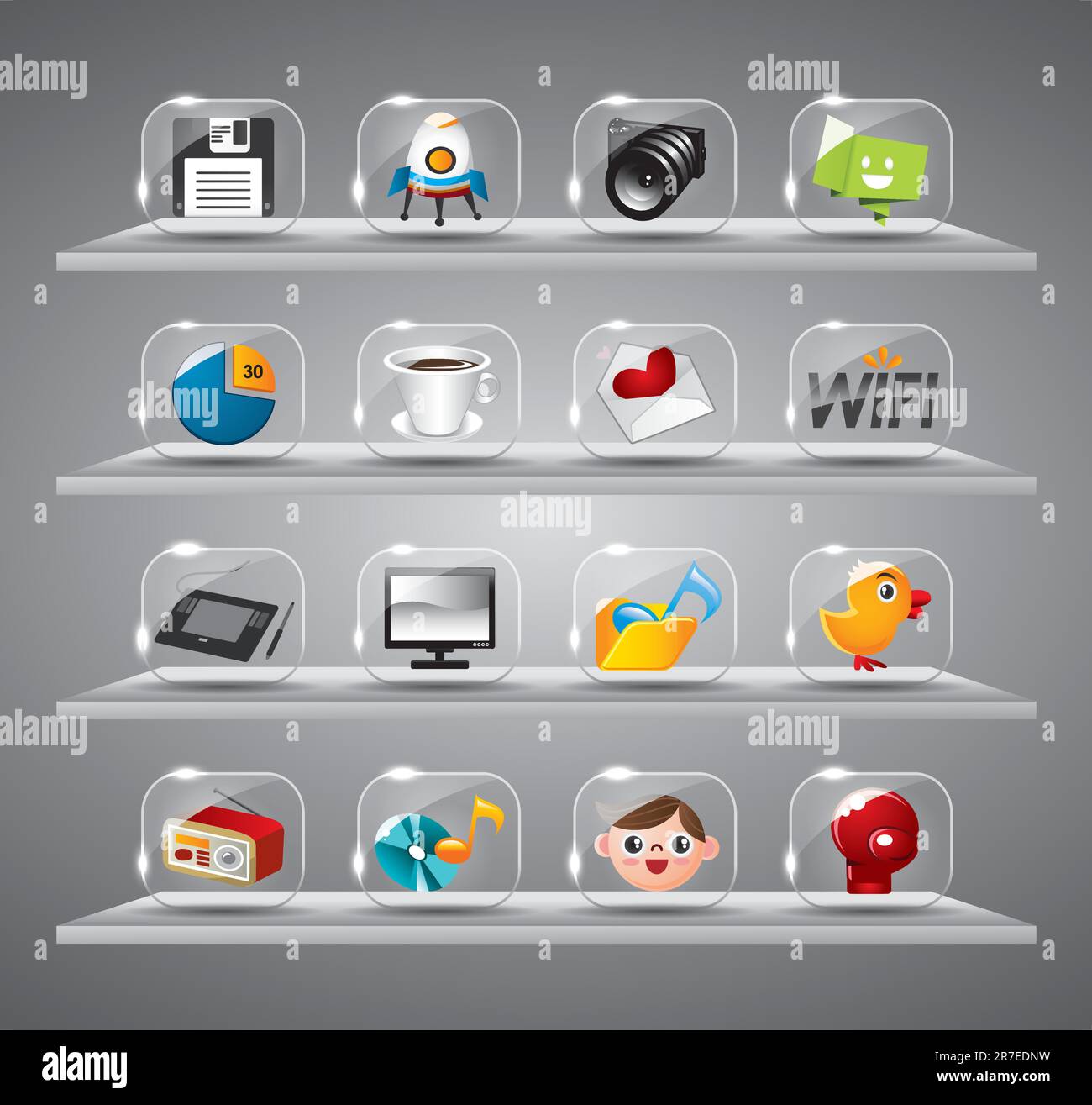 Click here transparent Stock Vector Images - Alamy