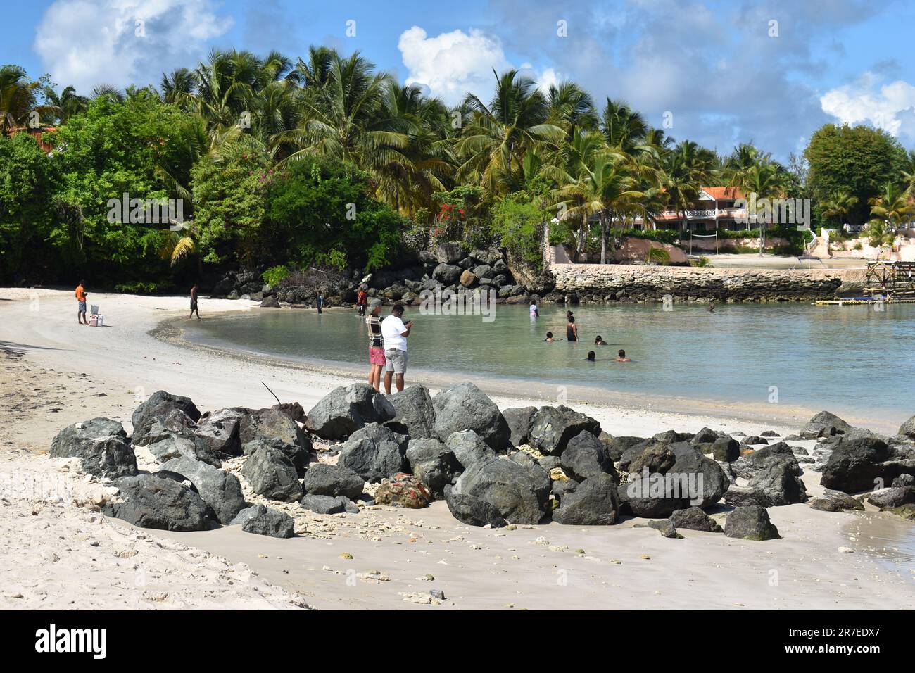 Swallow's Beach, Crown Point, Tobago Stock Photo - Alamy