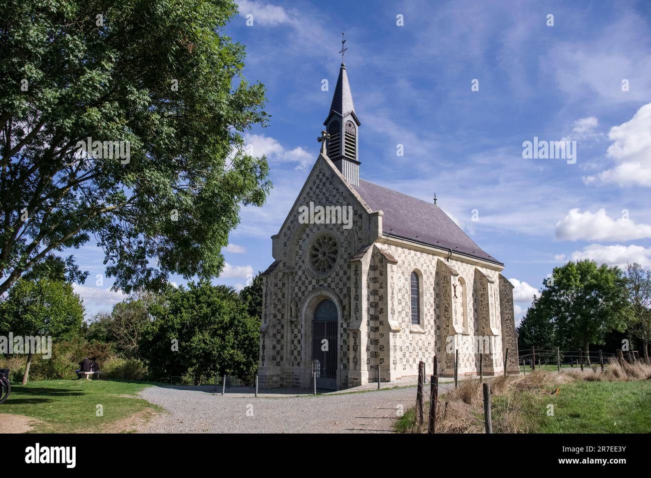 Saint-Valery-sur-Somme (northern France): Chapel of Saint-Valery Stock ...