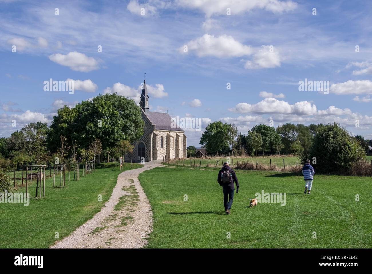 Saint-Valery-sur-Somme (northern France): Chapel of Saint-Valery Stock ...