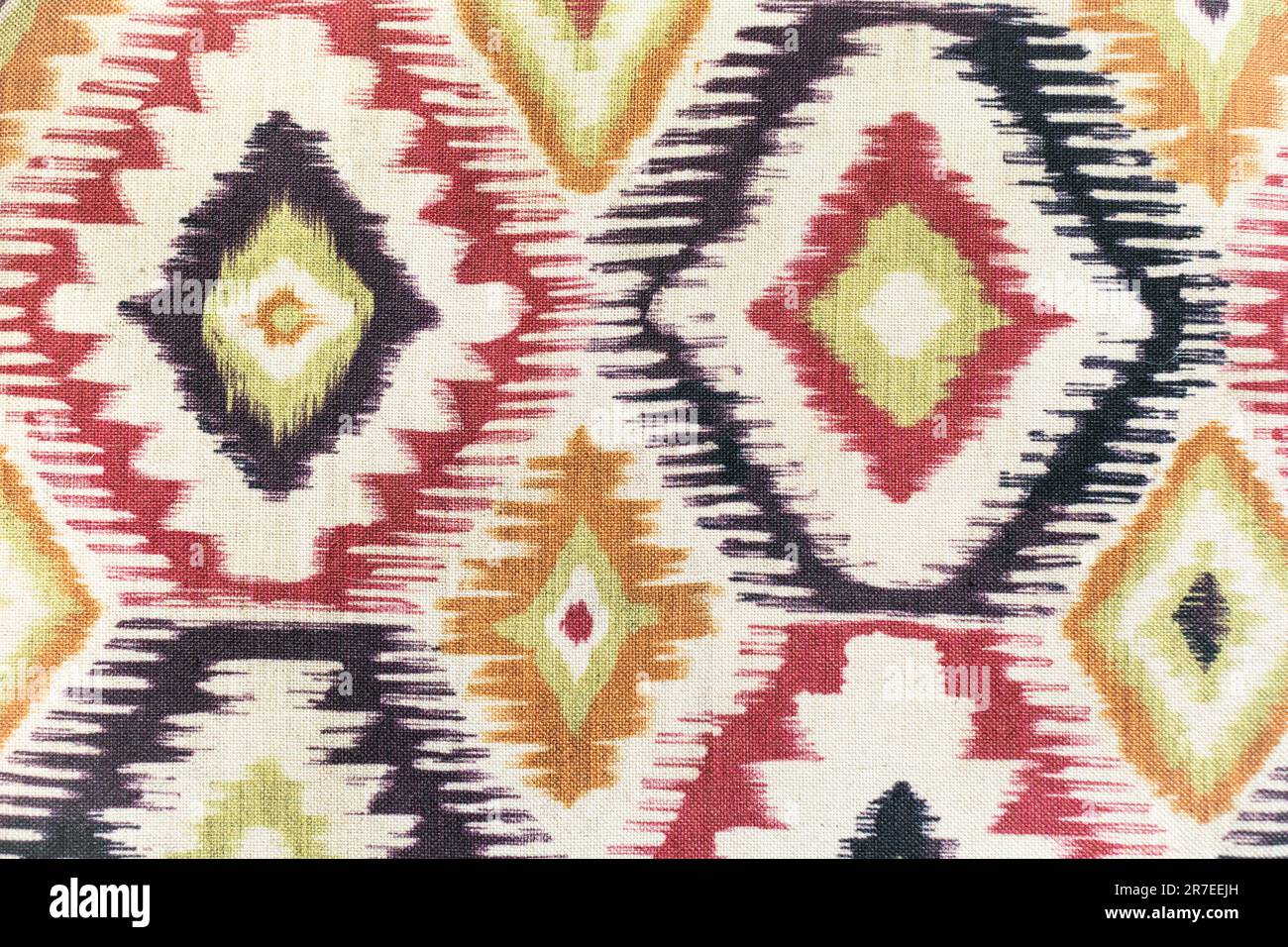 Colorful vintage surface with an old oriental pattern. The background ...