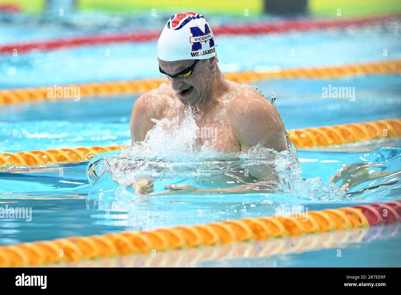 Melbourne, Australia. 15th June, 2023. Samuel Williamson swims during ...