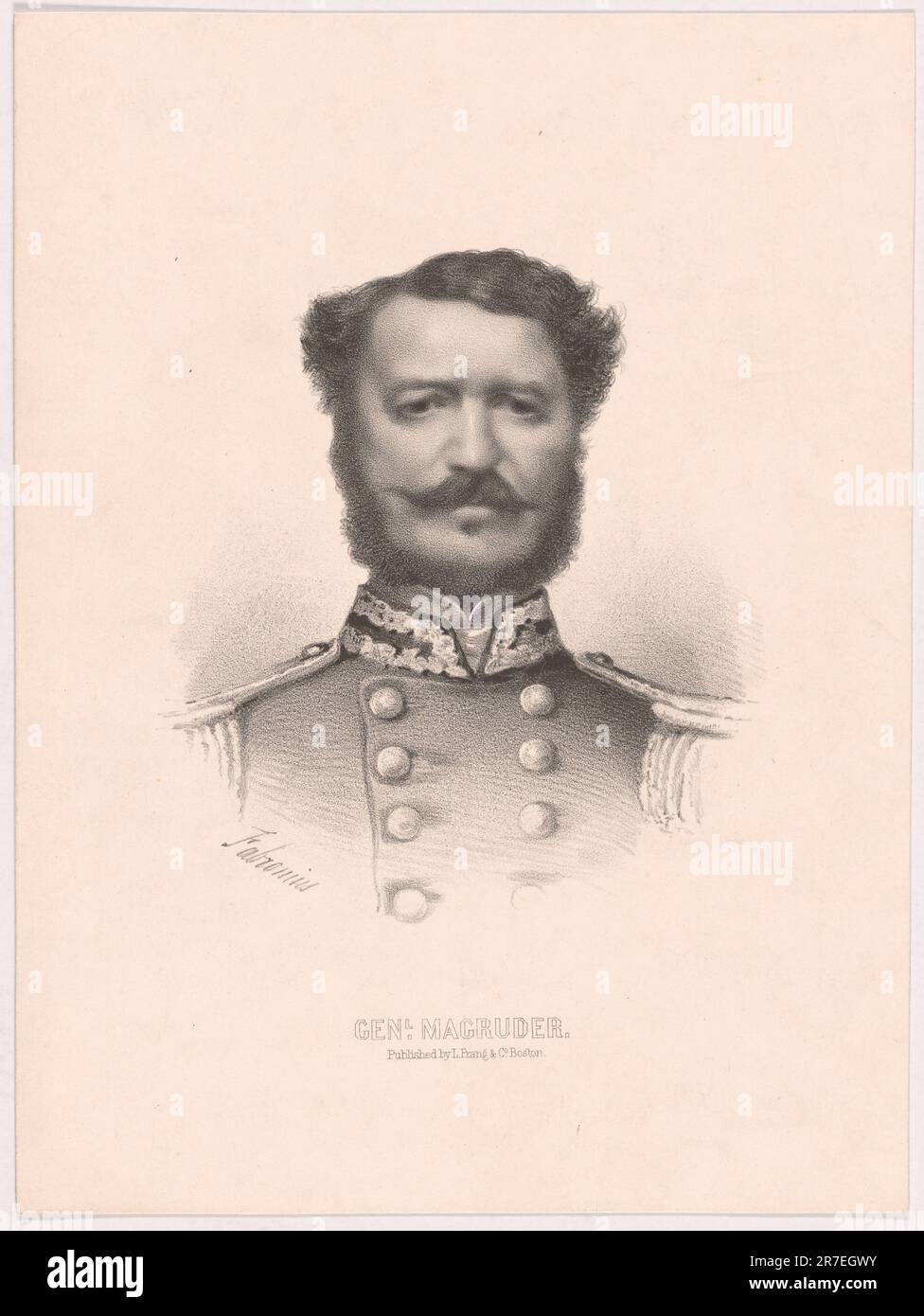 John Bankhead Magruder c. 1862-1865 Stock Photo - Alamy