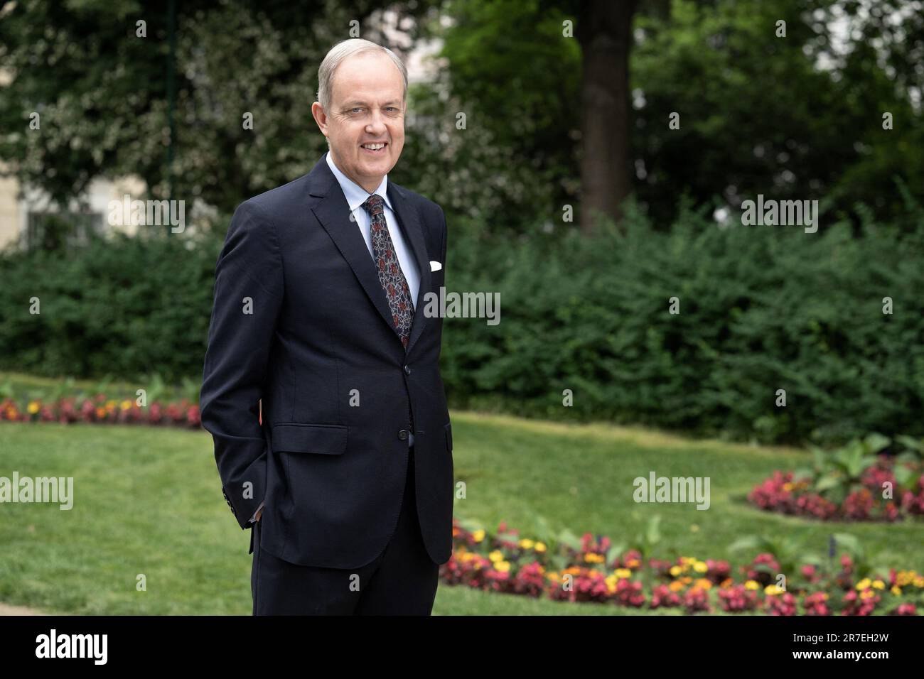 Count of Paris, Prince Jean of France ( Prince Jean d Orleans ) poses ...