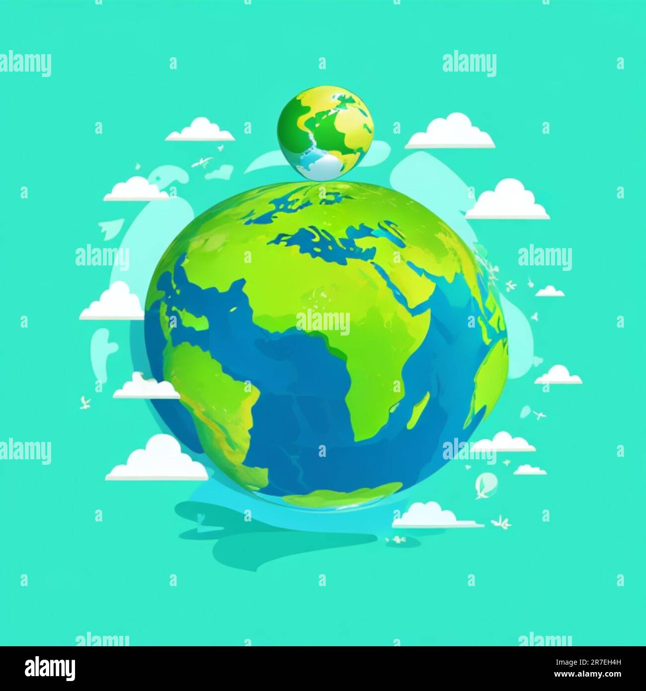 World Green Day, Earth Circle Save the World Environment Stock Photo ...