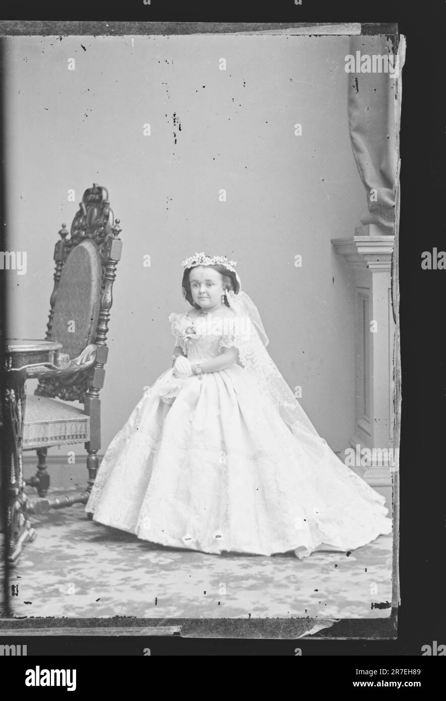 Mercy Lavinia Warren Stratton 1863 Stock Photo - Alamy