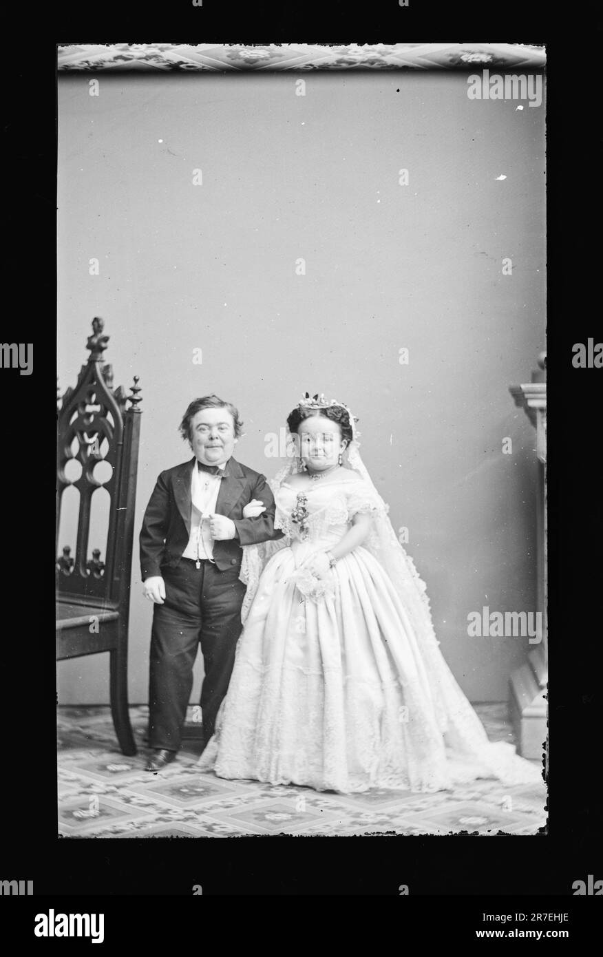 Charles and Lavinia Stratton c. 1860-1870 Stock Photo - Alamy