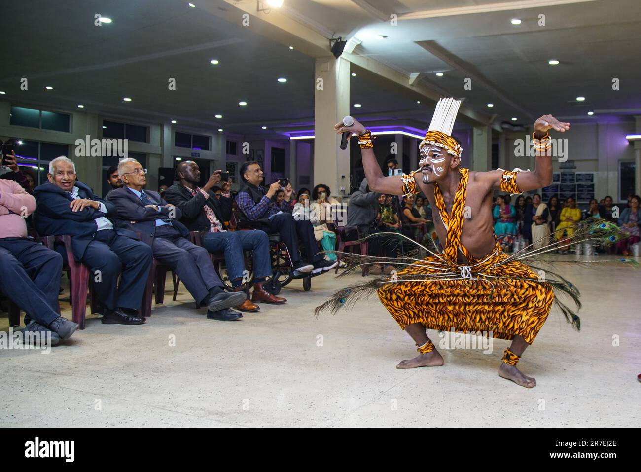 A member of the Sidi Dhamaal Sidi Goma – Saiyad Akbarmiya Gulamali ...