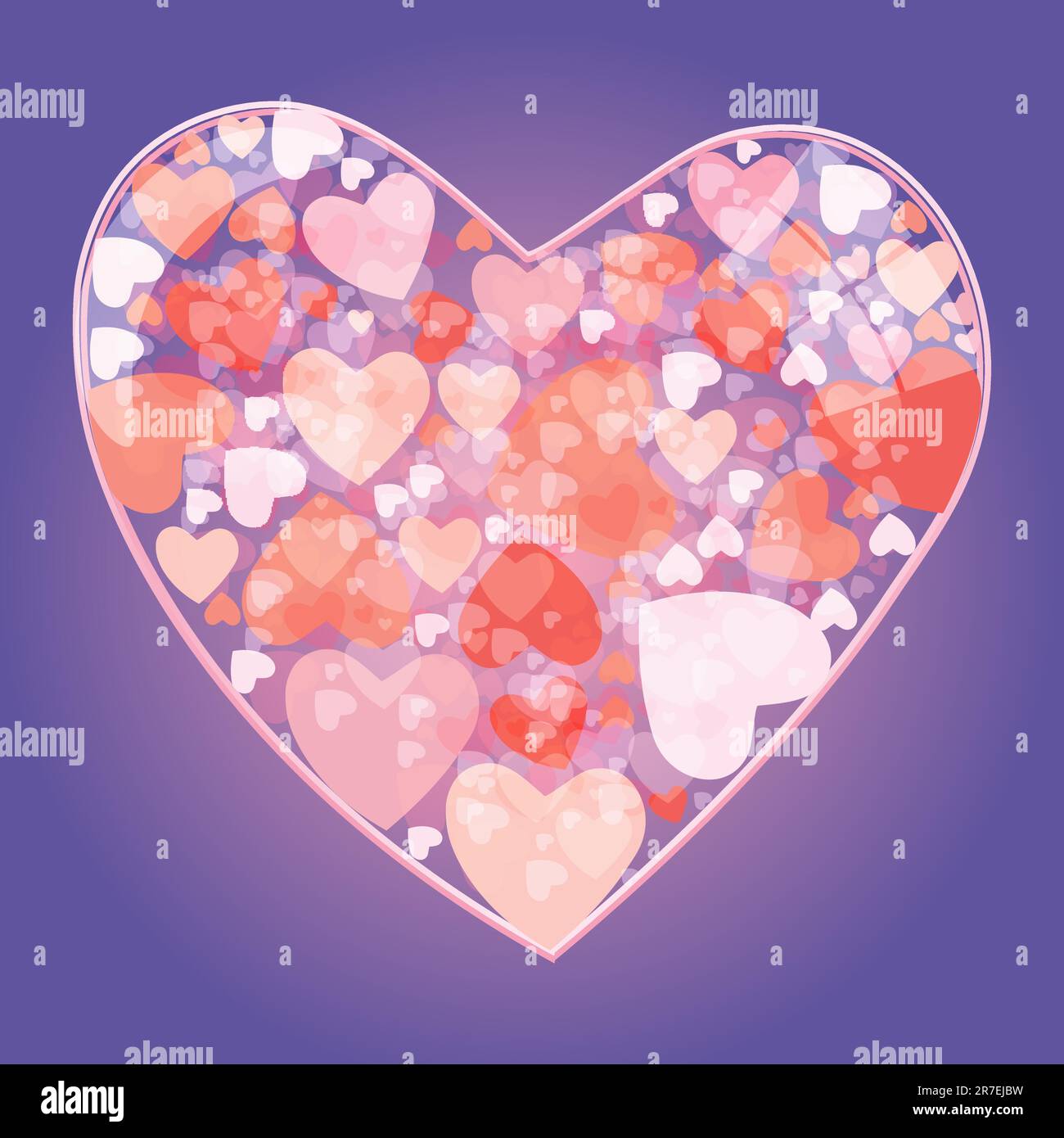 illustration of floral heart Stock Vector Image & Art - Alamy