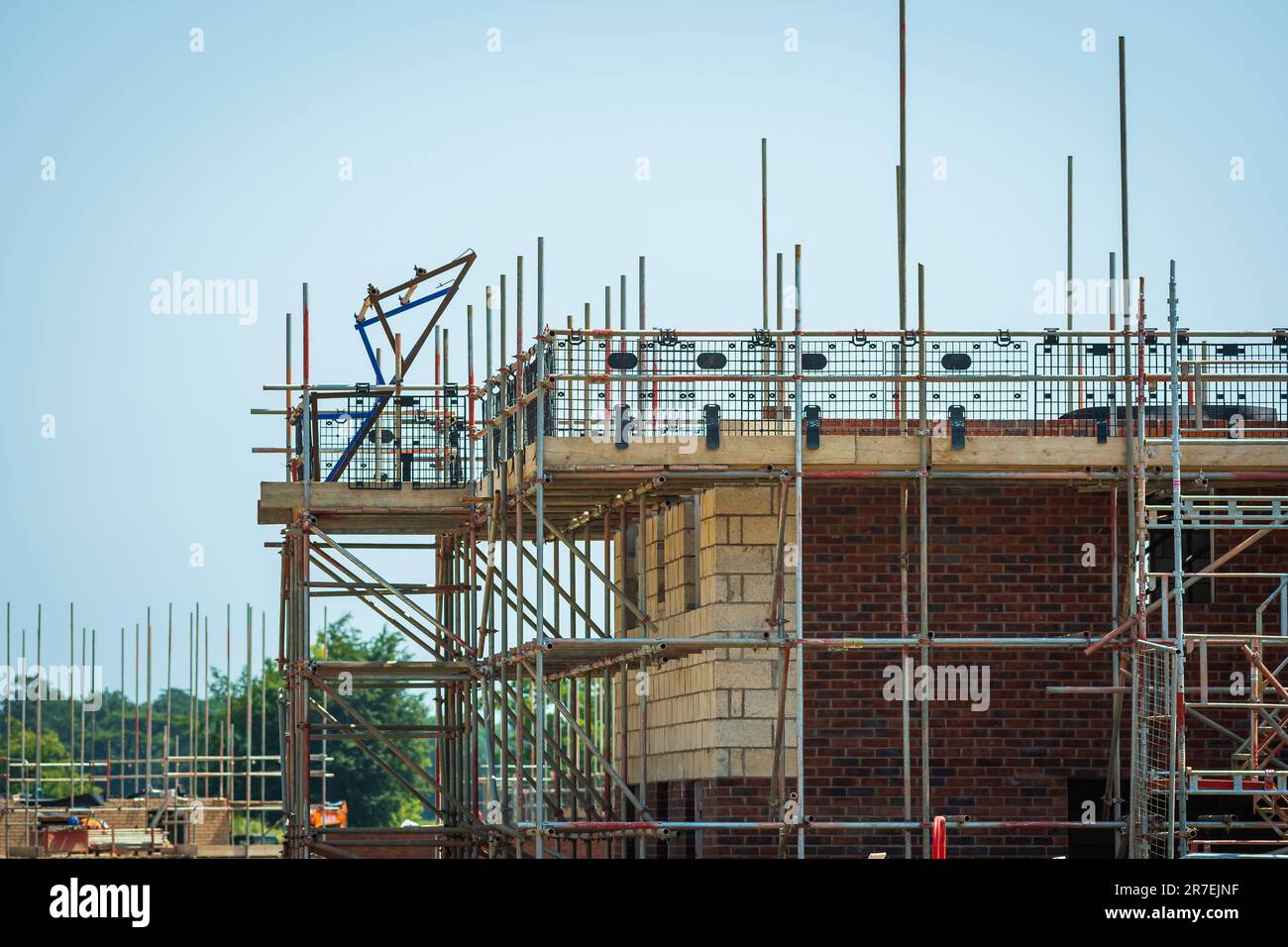 Construction building site in england uk Stock Photo - Alamy