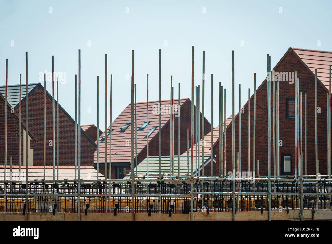 Construction building site in england uk Stock Photo - Alamy
