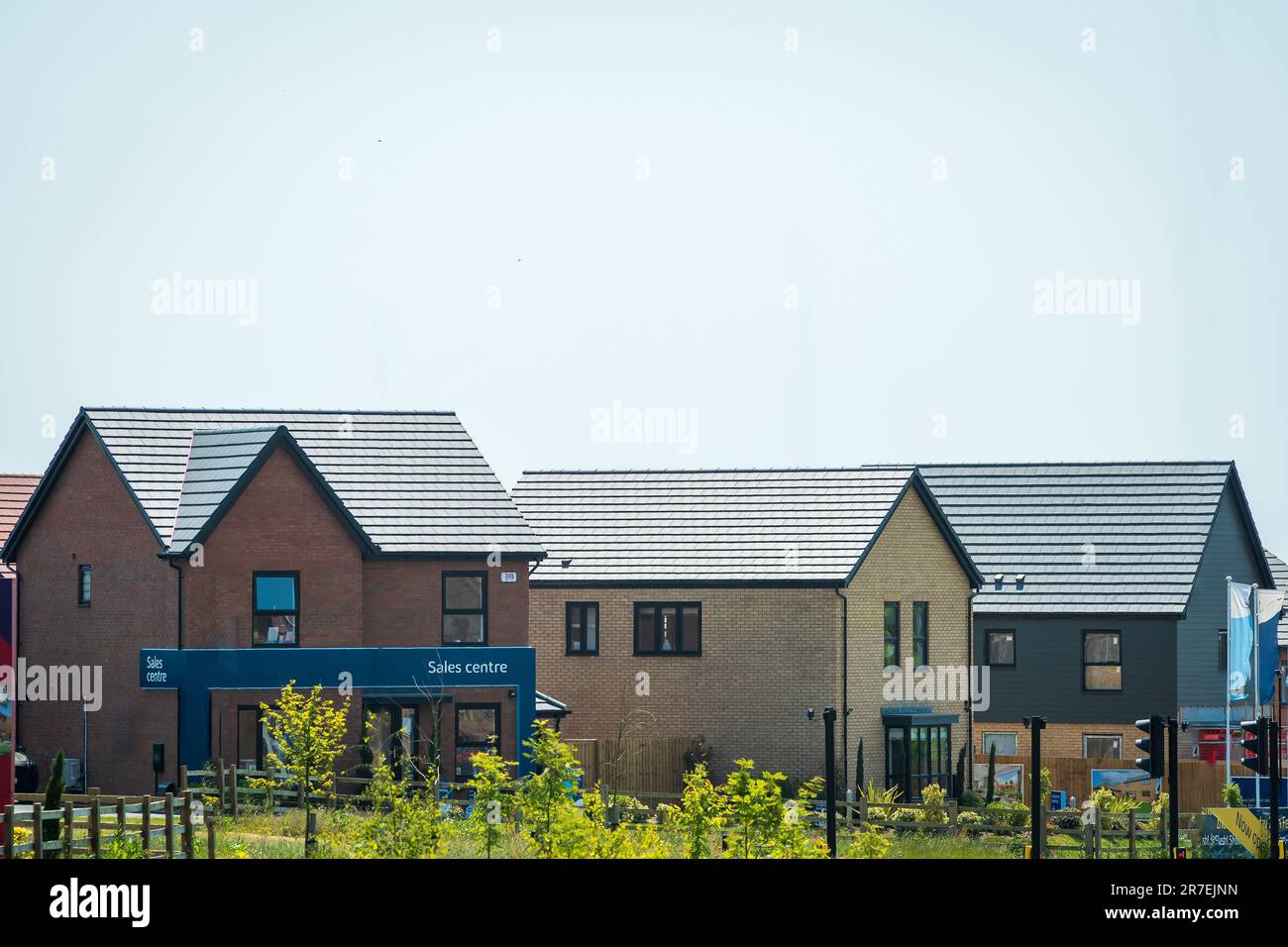 Construction building site in england uk Stock Photo - Alamy