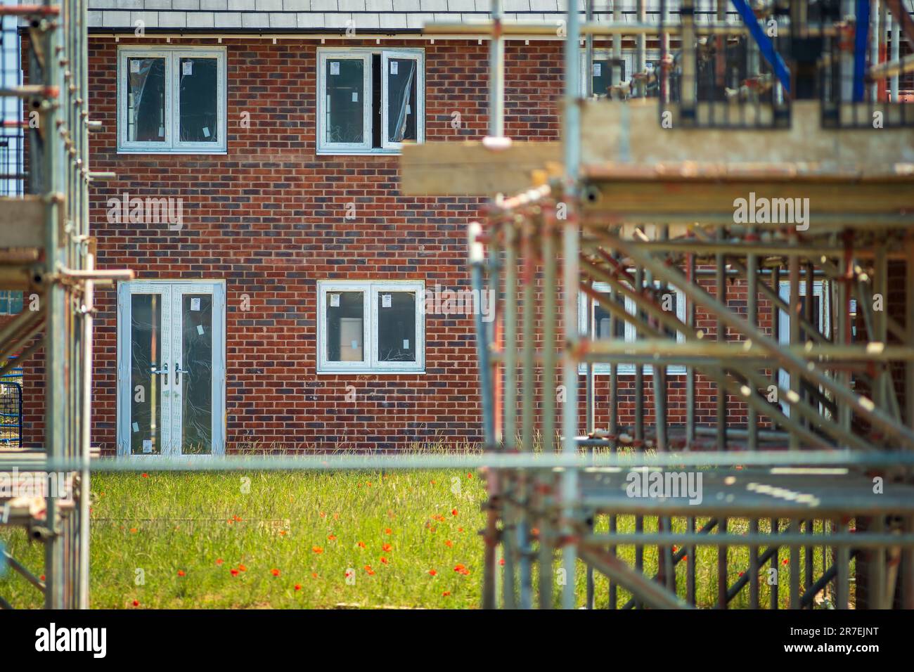 Construction building site in england uk Stock Photo - Alamy