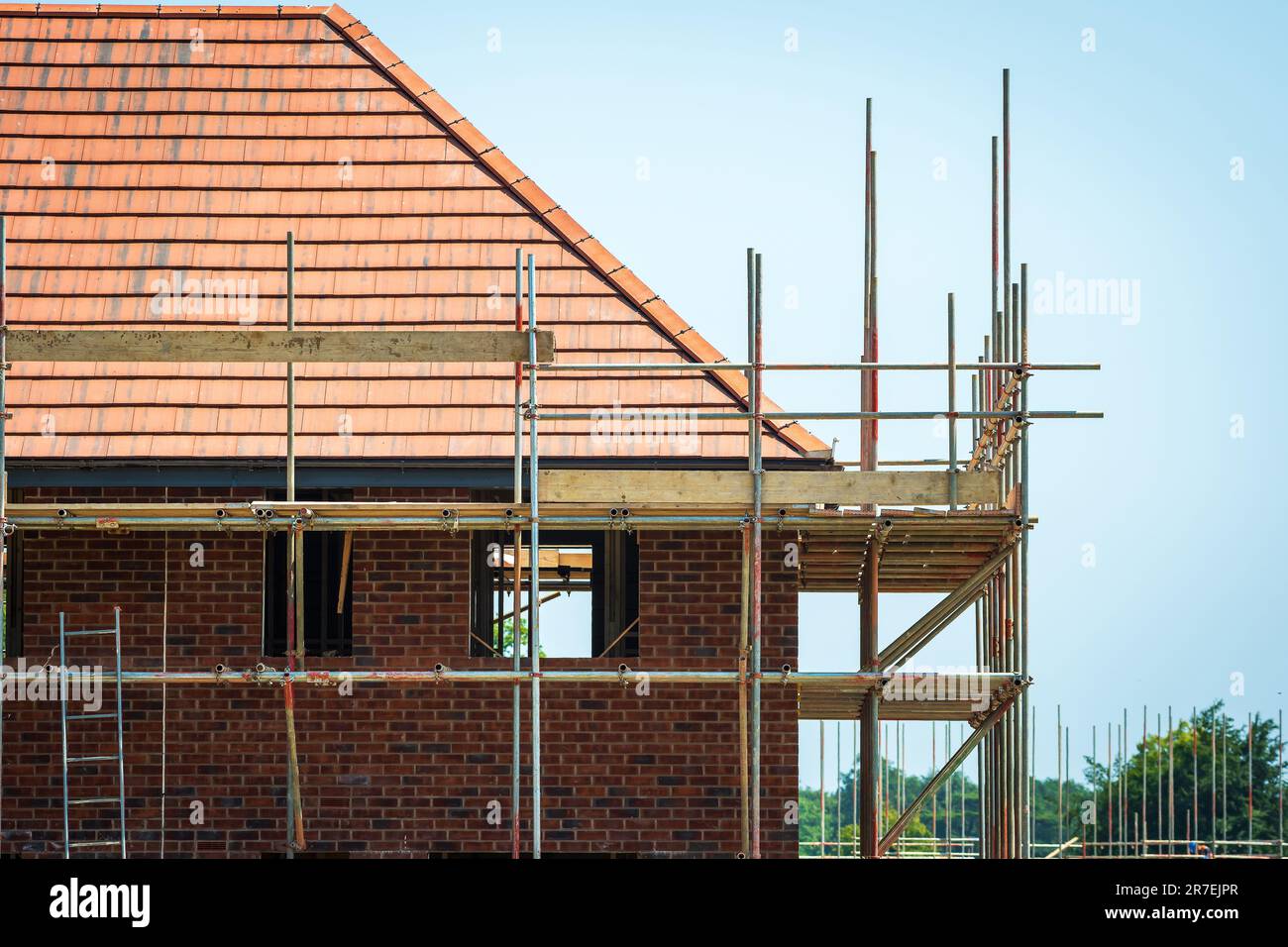 Construction building site in england uk Stock Photo - Alamy